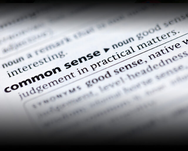USE YOUR COMMON SENSE DAY - November 4, 2022 - National Today